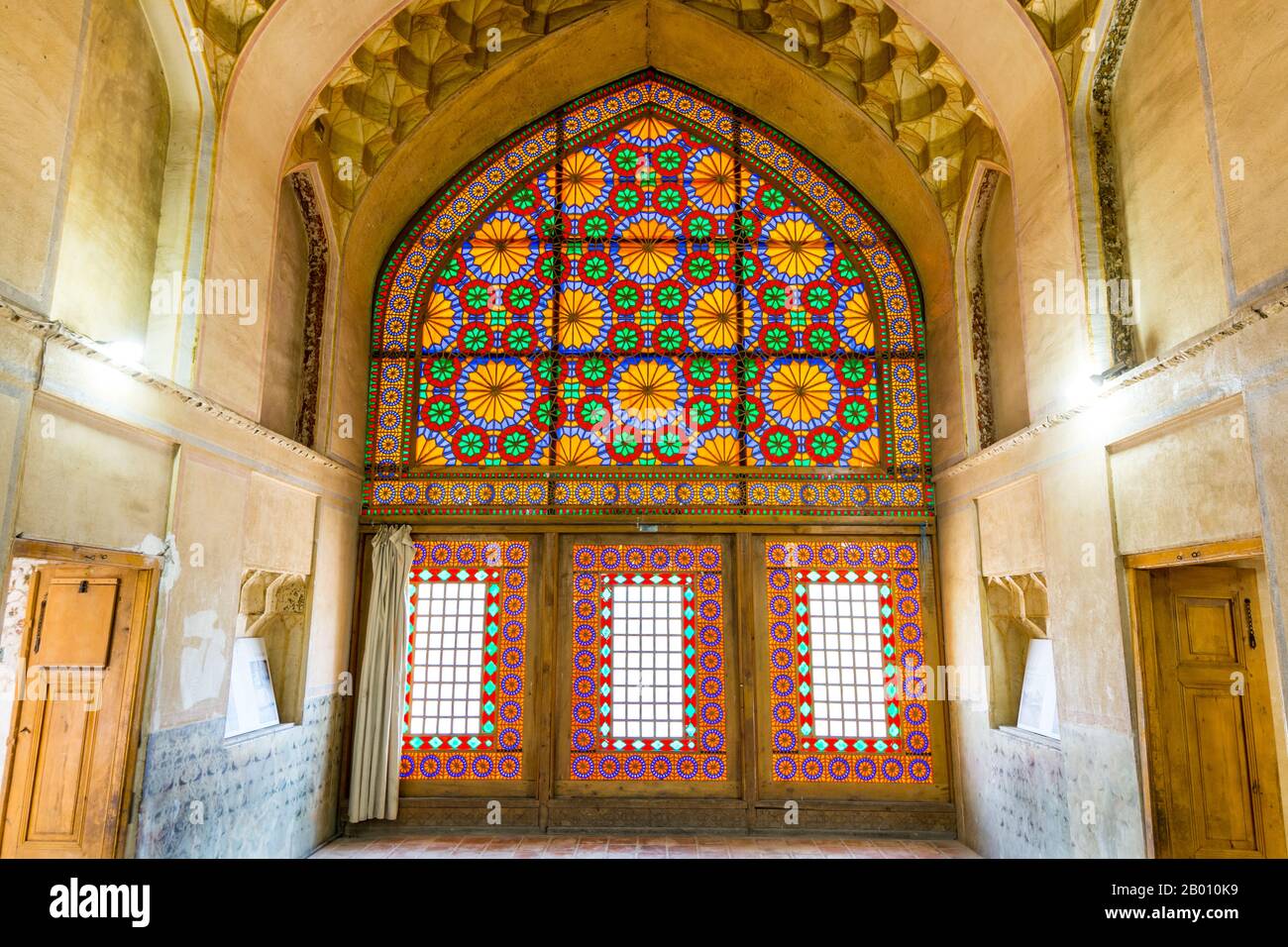 Beautiful window of interiors of the Arg of Karim Khan, or Karim Khan ...