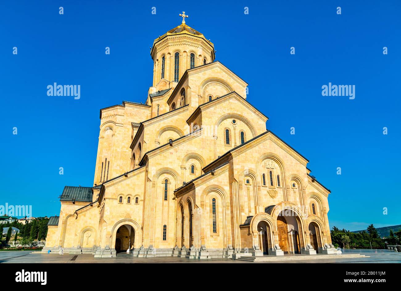 The Holy Trinity Cathedral of Tbilisi in Georgia Stock Photo - Alamy