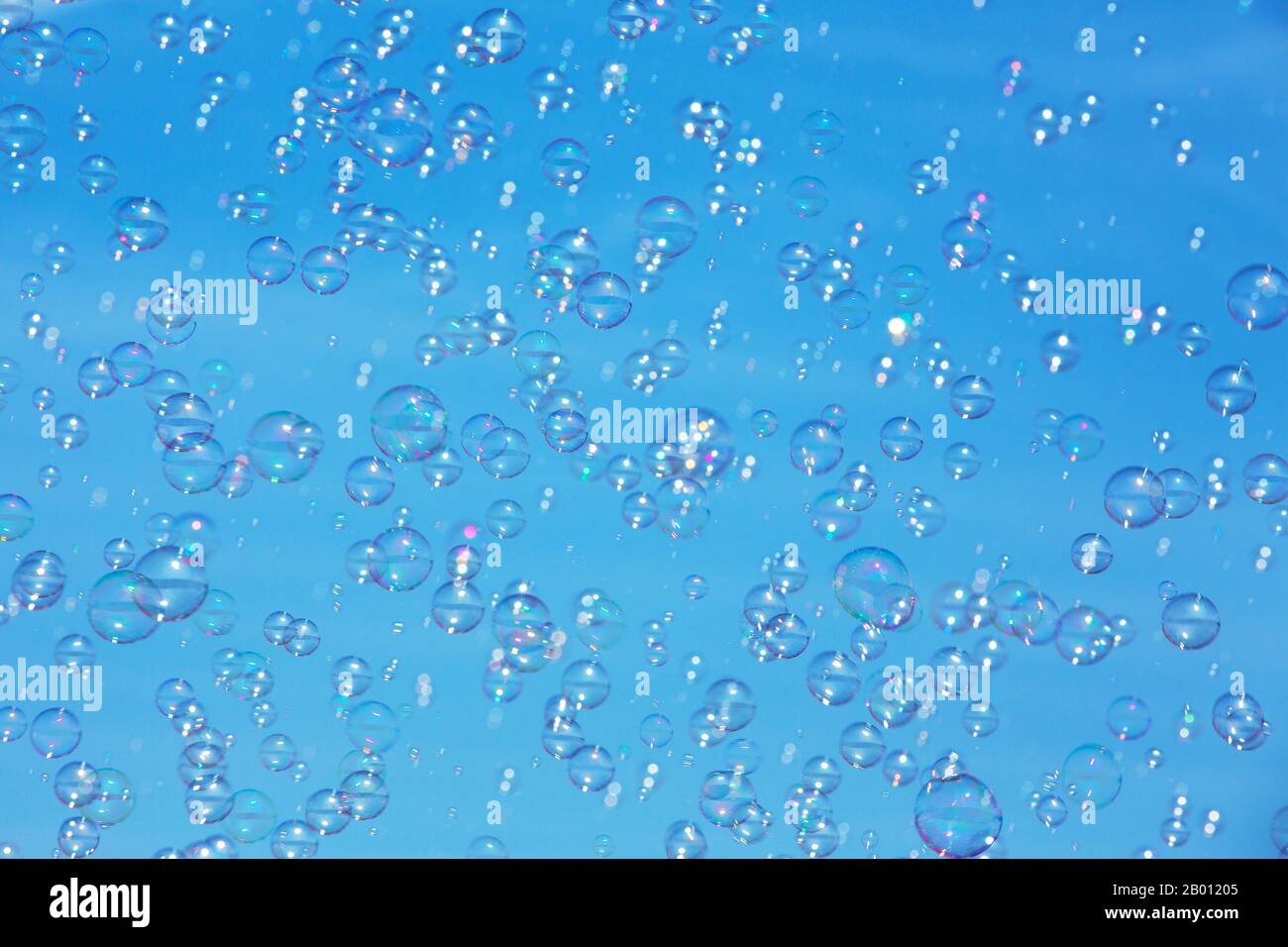 Bubbles blow light blue hi-res stock photography and images - Alamy