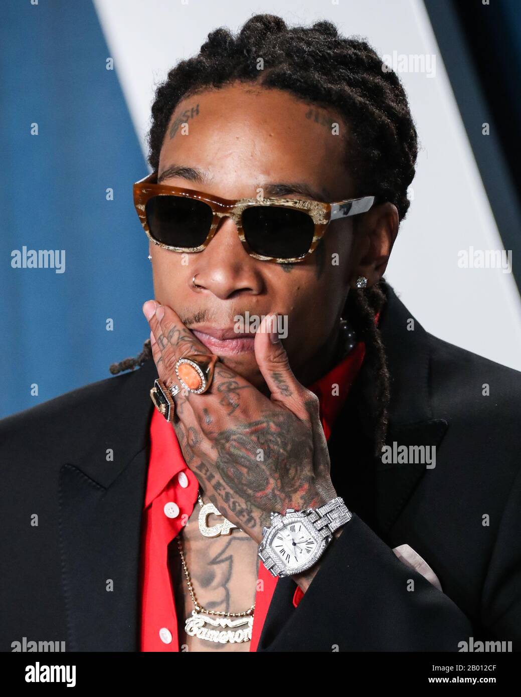 Wiz Khalifa New Face Tattoo