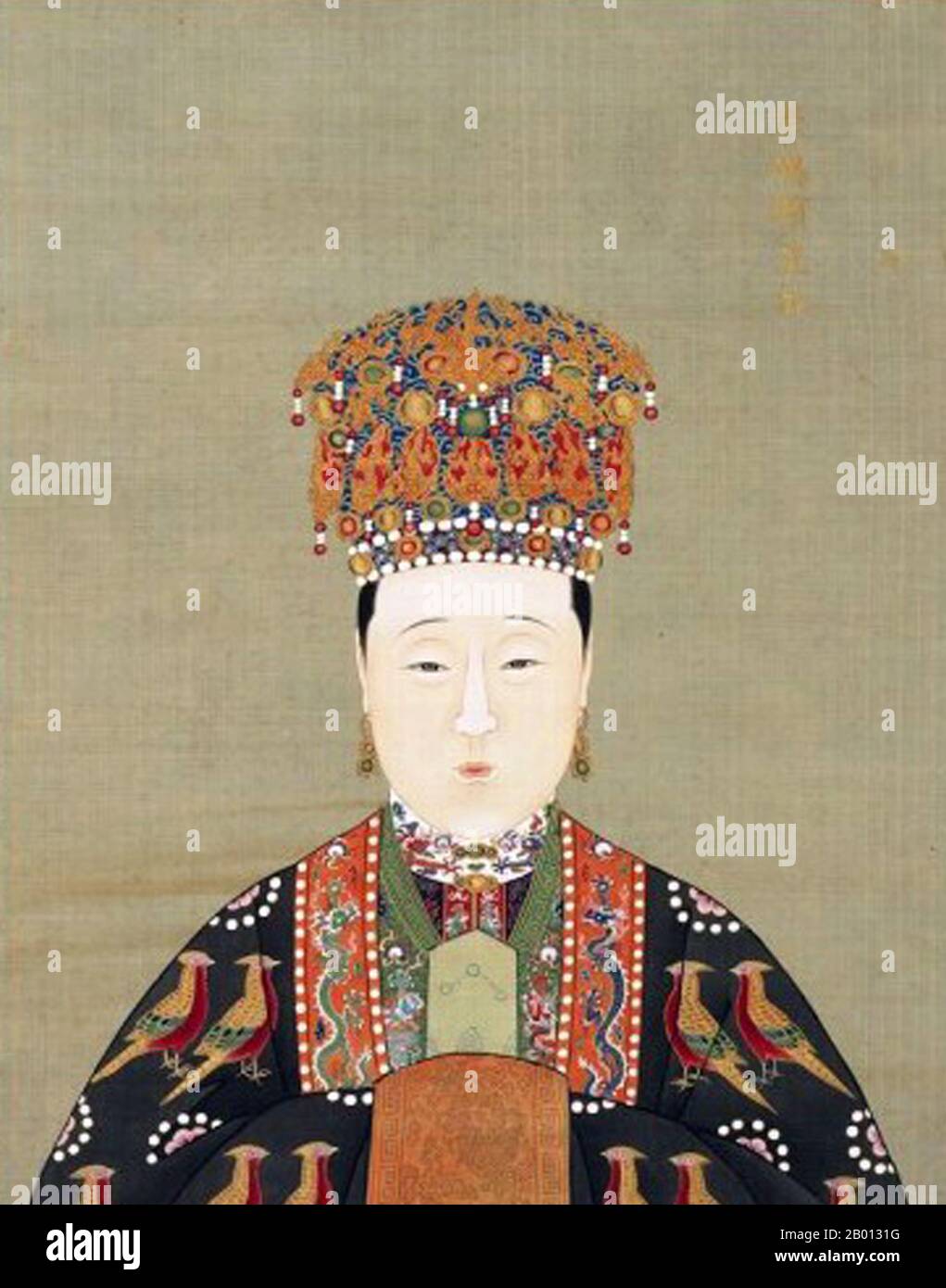 China: Empress Xiao Duan Xian (1565-1620), consort of the 14th Ming ...
