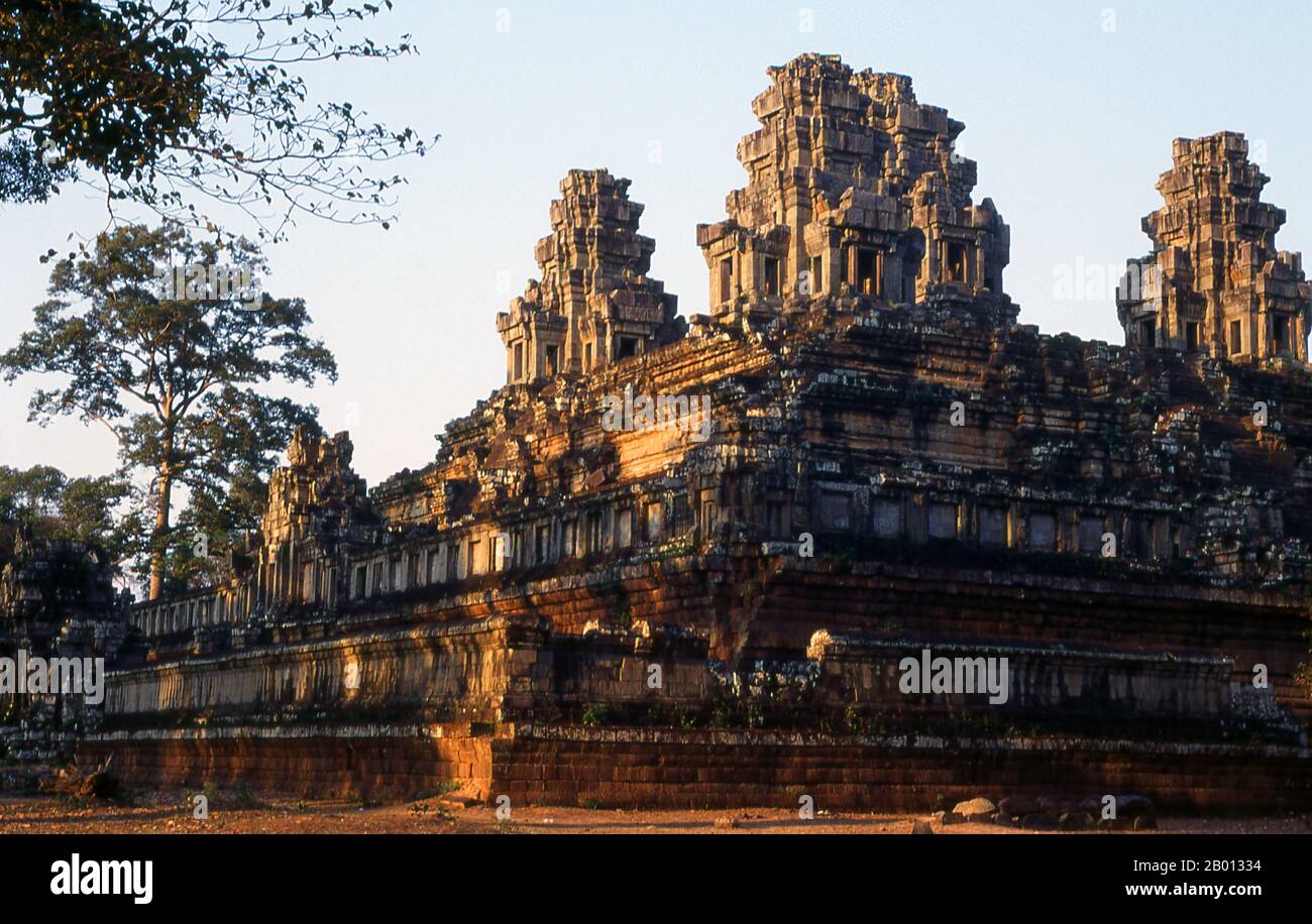 Cambodia: The temple mountain of Ta Keo, Angkor. Ta Keo was built in ...