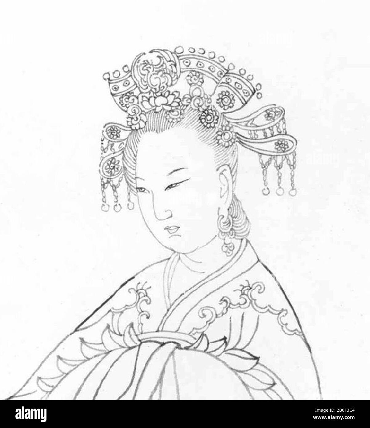 Empress wu zetian. Black and White Stock Photos & Images - Alamy