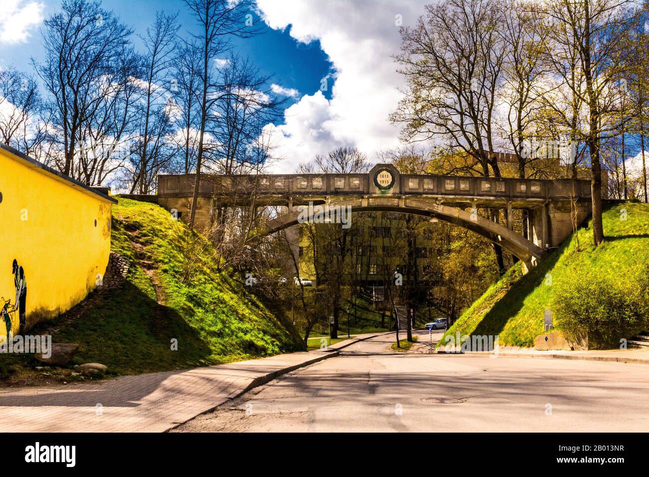 Devil's bridge in Tartu Stock Photo - Alamy