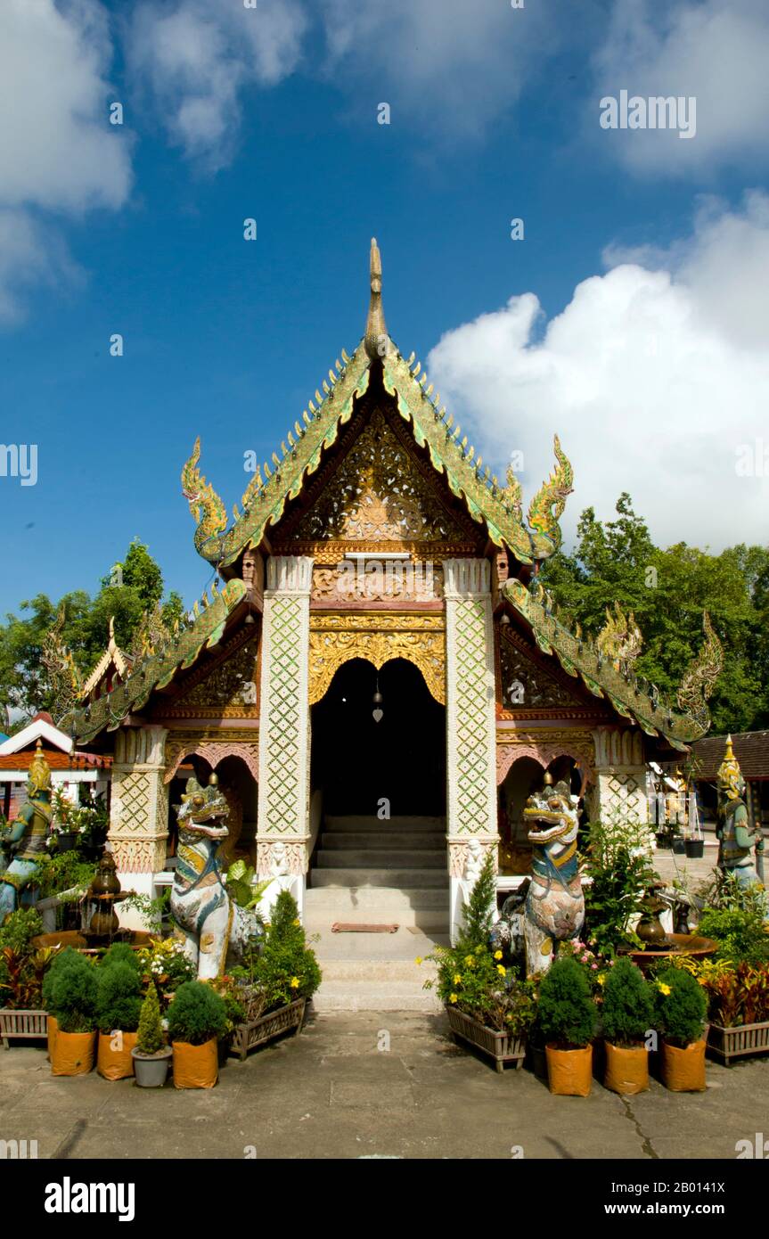 Thailand: Viharn, Wat Phrathat Doi Kham, Chiang Mai. Wat Phrathat Doi ...