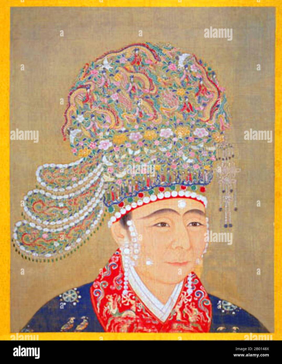 China: Empress Gao (1032-1093), consort of Emperor Yingzong, 5th ruler ...
