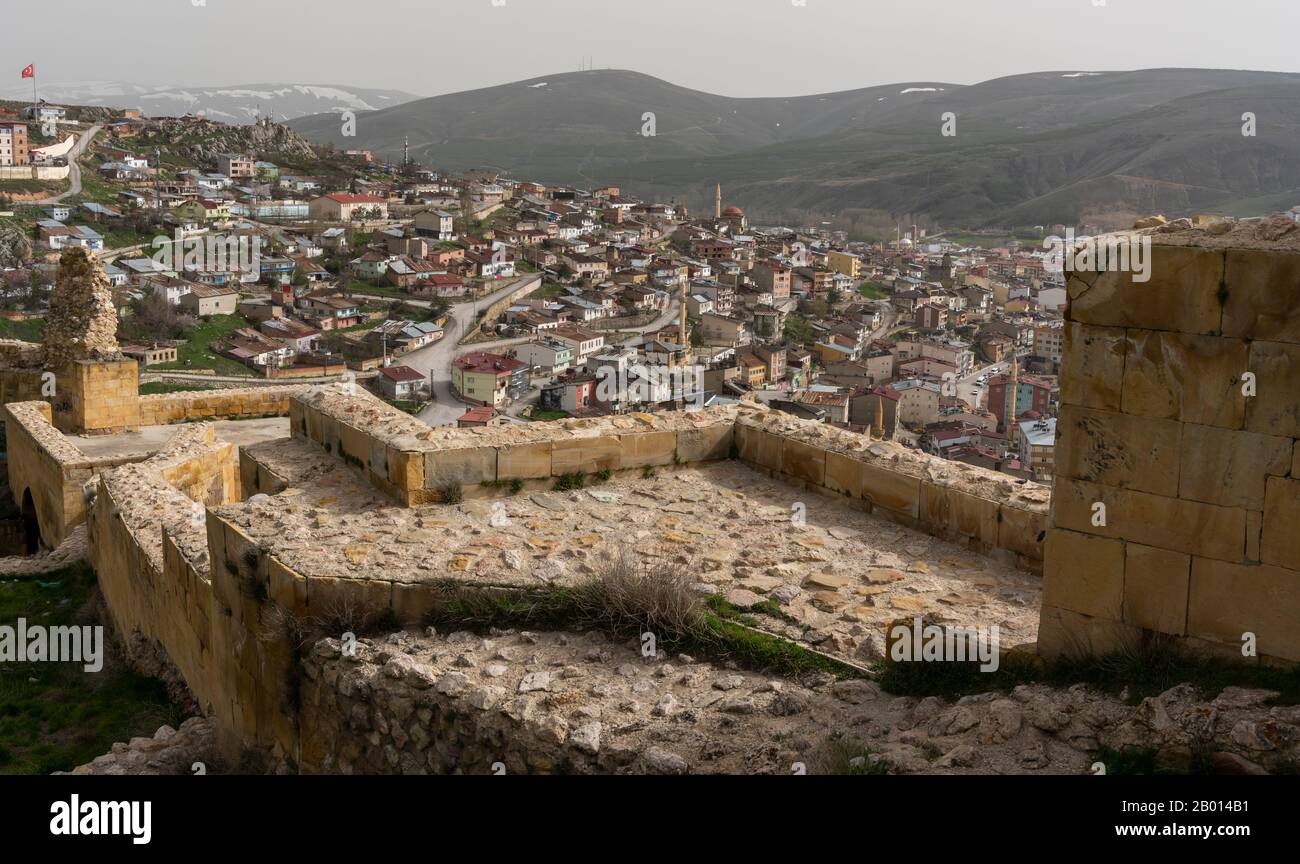 Bayburt, Turkey - May 6, 2019: Veiw of the town of Bayburt in Turkey ...