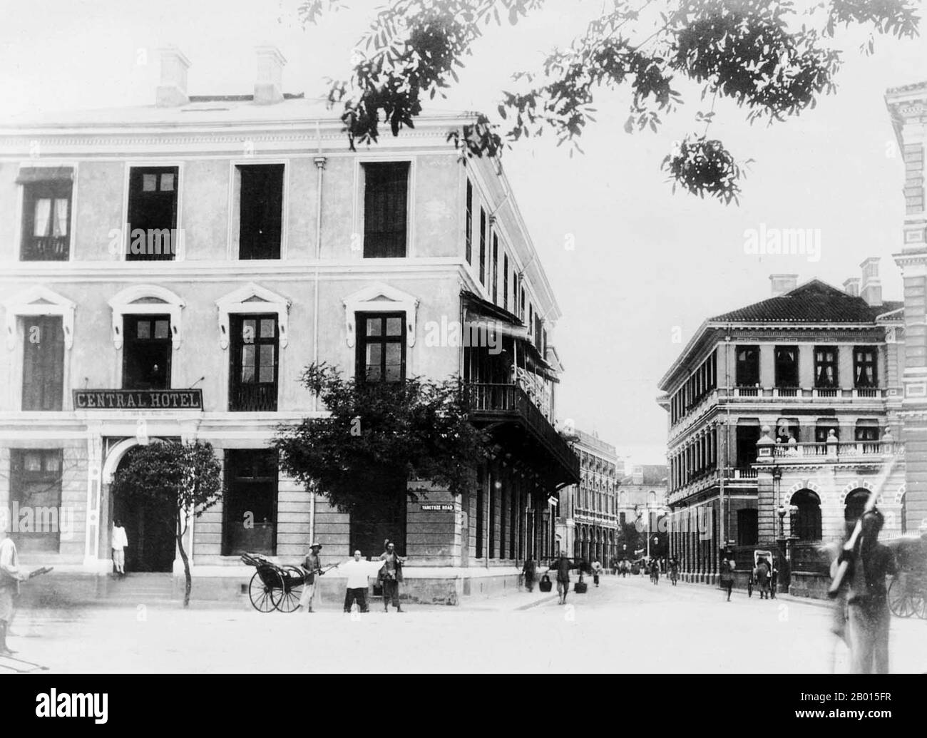 China: Shanghai, Central Hotel by the junction of Nanking and Yangtsze ...