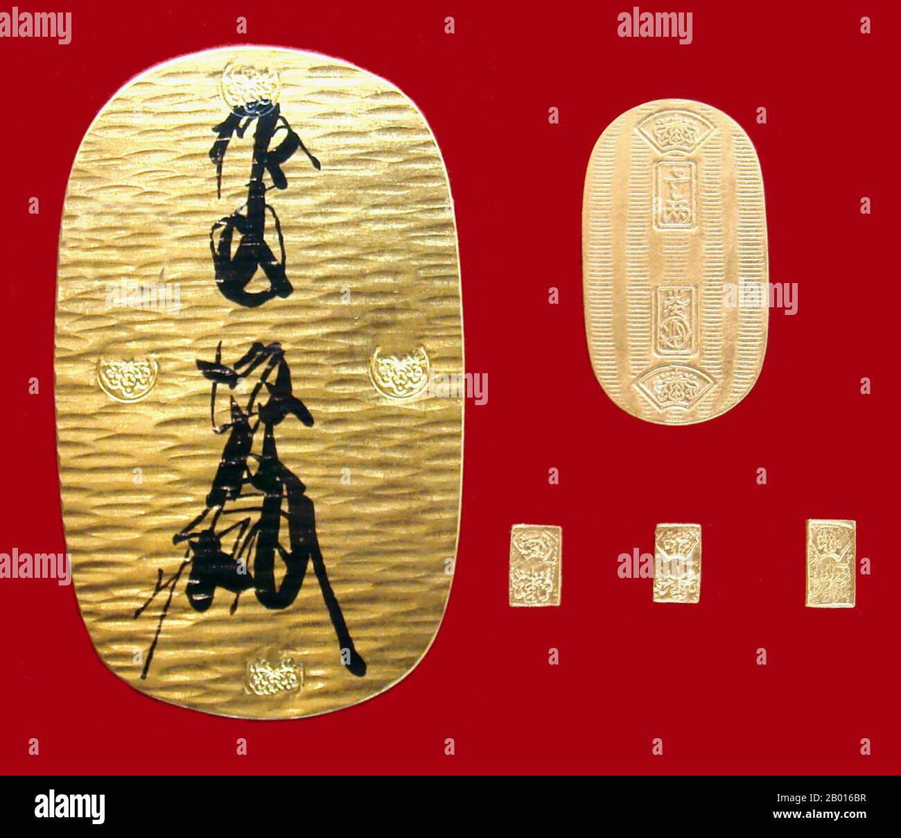 Japan: Tokugawa coinage: Oban, Koban, Ichibuban (1601-1695). Photo by ...