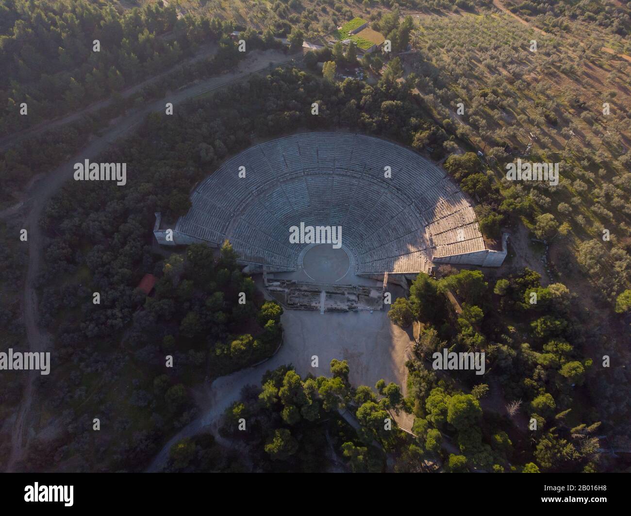 Aerial view ancient theatre hi-res stock photography and images - Alamy