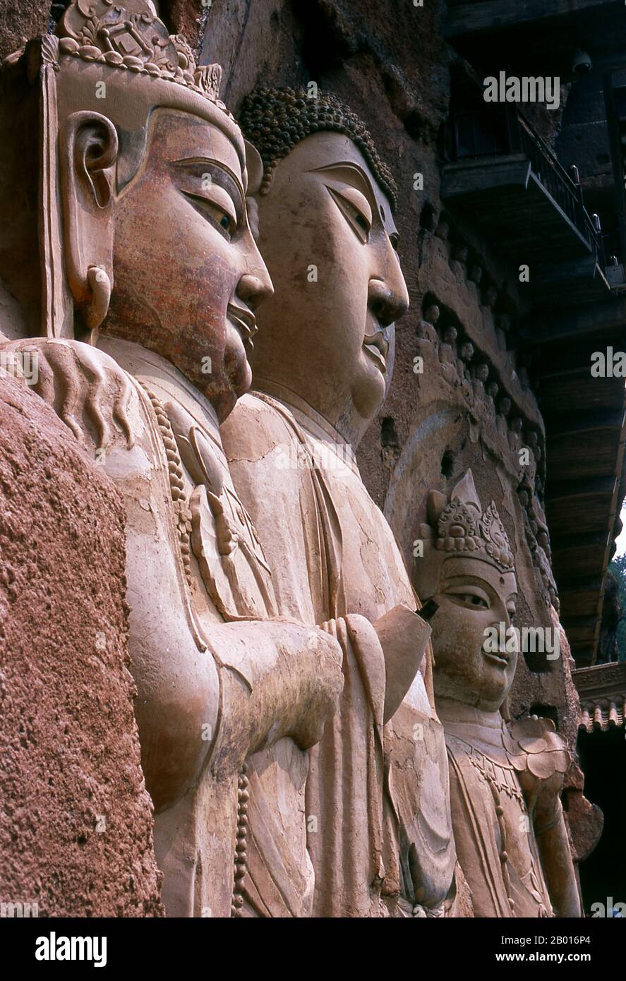 China: Buddhas first carved during the Sui Dynasty (581 - 618 CE ...