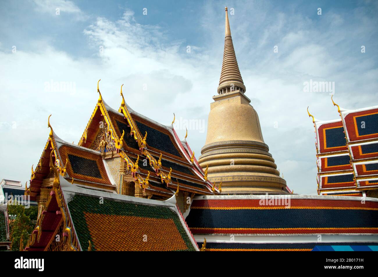 Thailand: Wat Ratchabophit, Bangkok. Wat Ratchabophit (Rajabophit) was ...