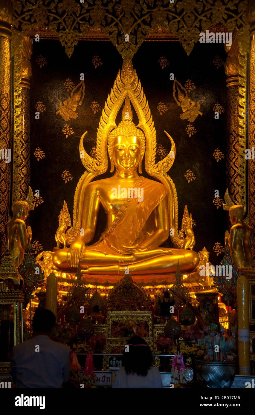 Thailand: The Chinnarat Buddha (Phra Phuttha Chinnarat), Wat Phra Si ...