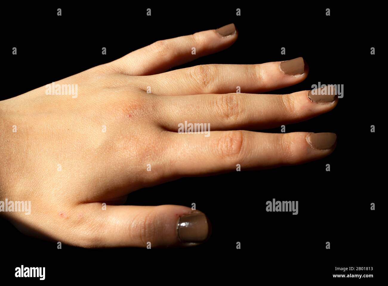 Woman cut fingernails fingernail hi-res stock photography and images ...