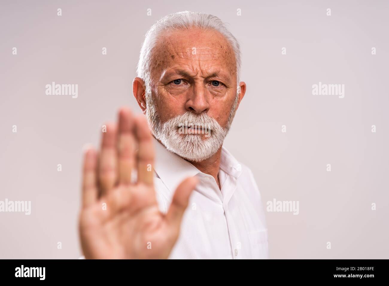 Authoritative sign hi-res stock photography and images - Alamy