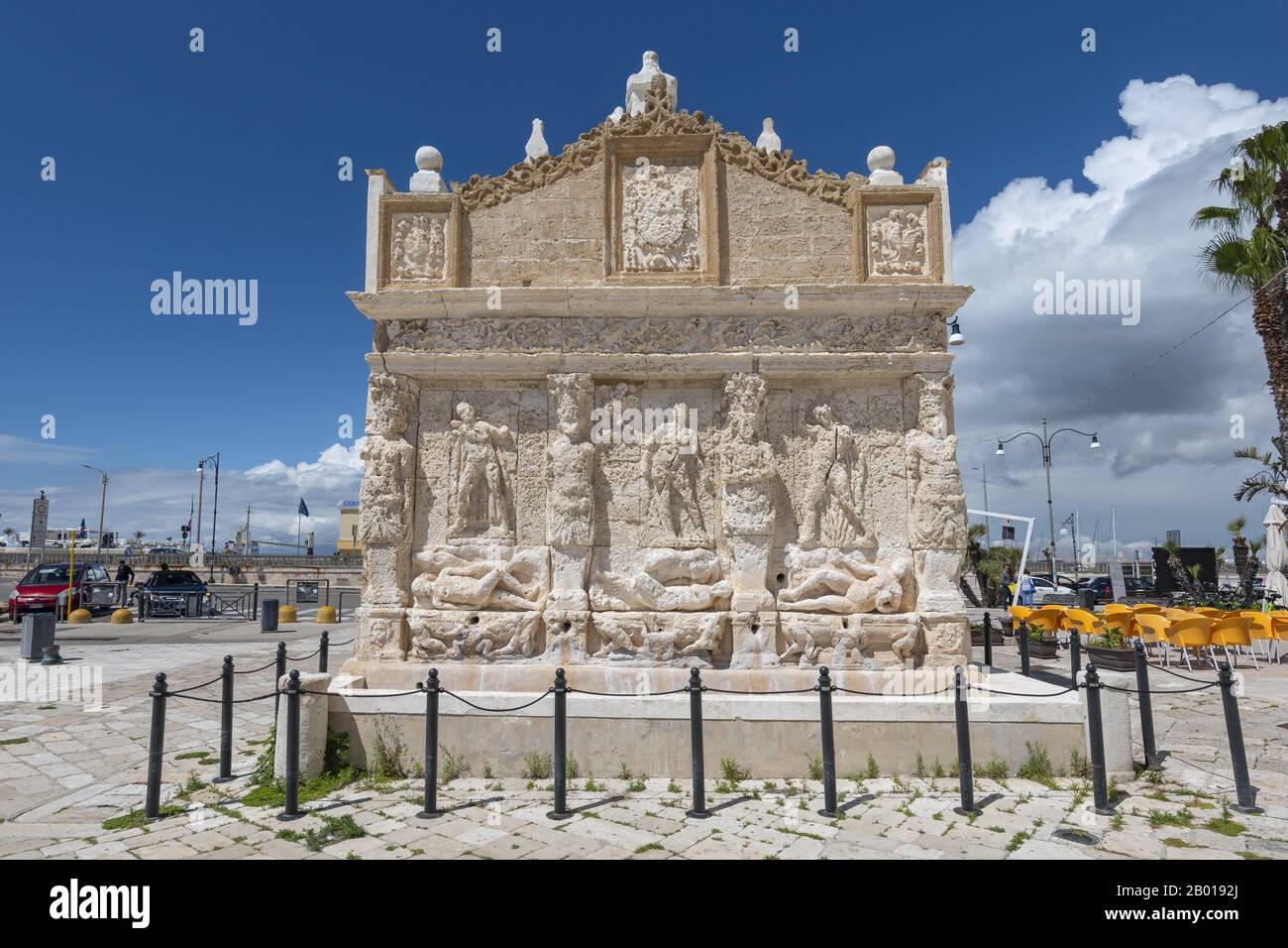 The Greek fountain located in Gallipoli. This fountain is the oldest in ...