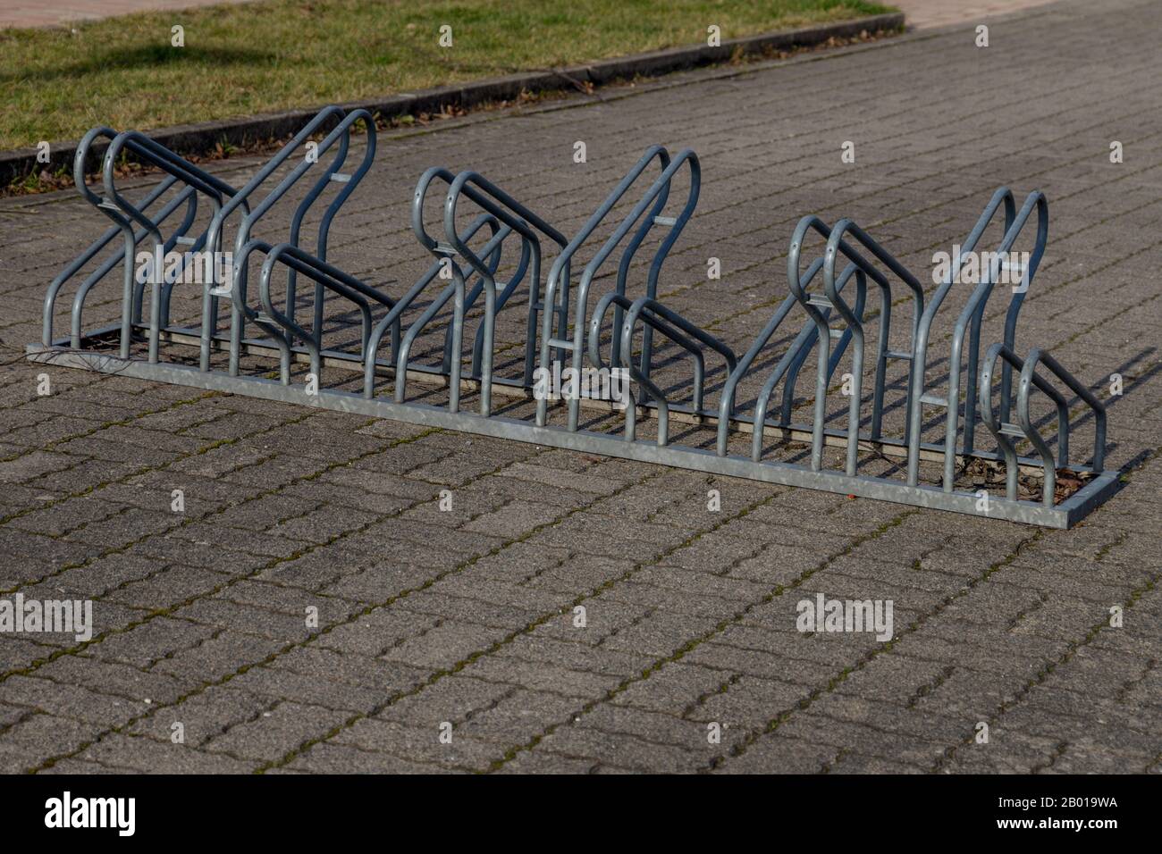Empty bike rack hi-res stock photography and images - Alamy