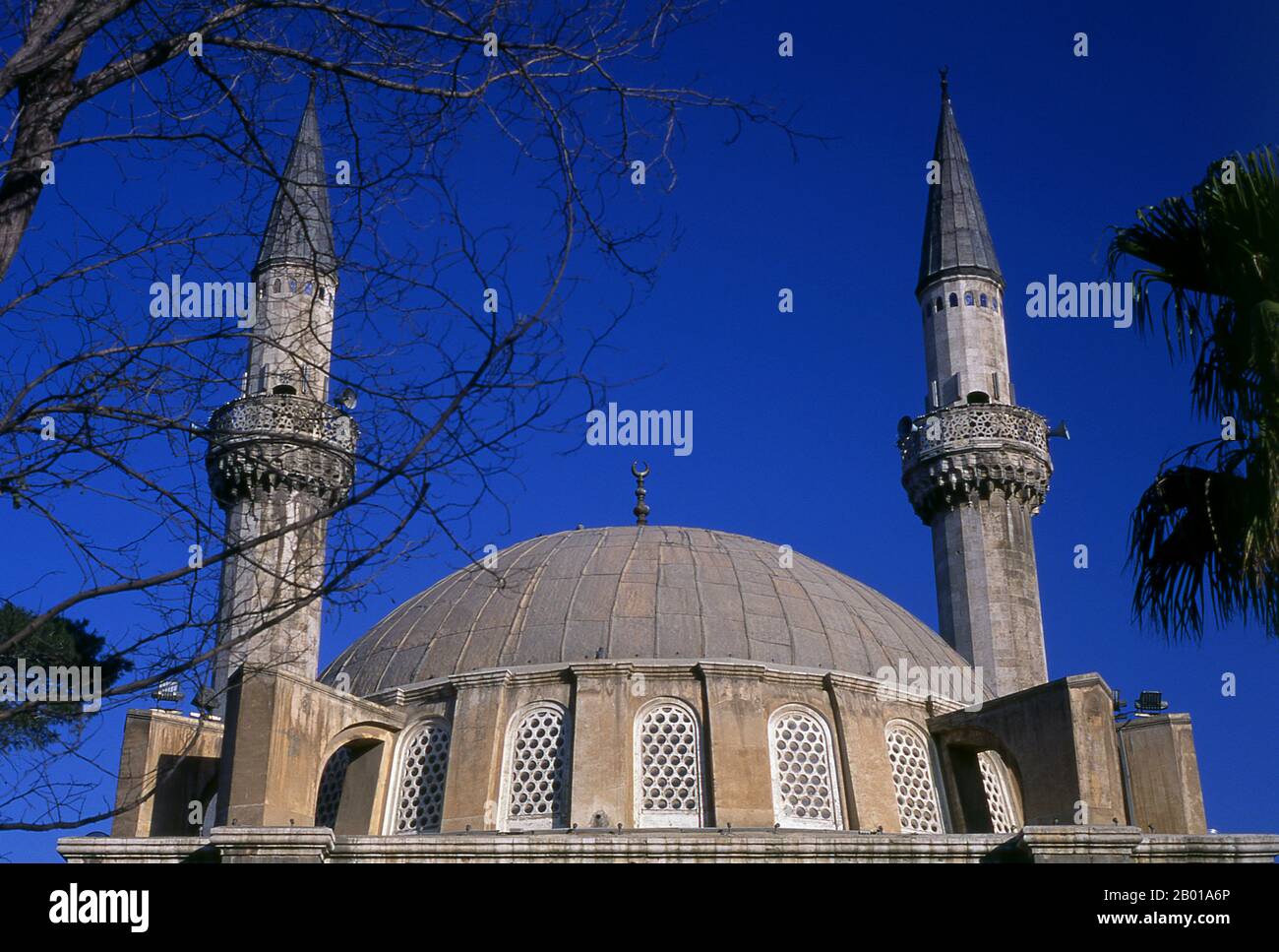 Syria: Tekkiye Mosque, Damascus. The Tekkiye Mosque (also Takiyyeh as ...