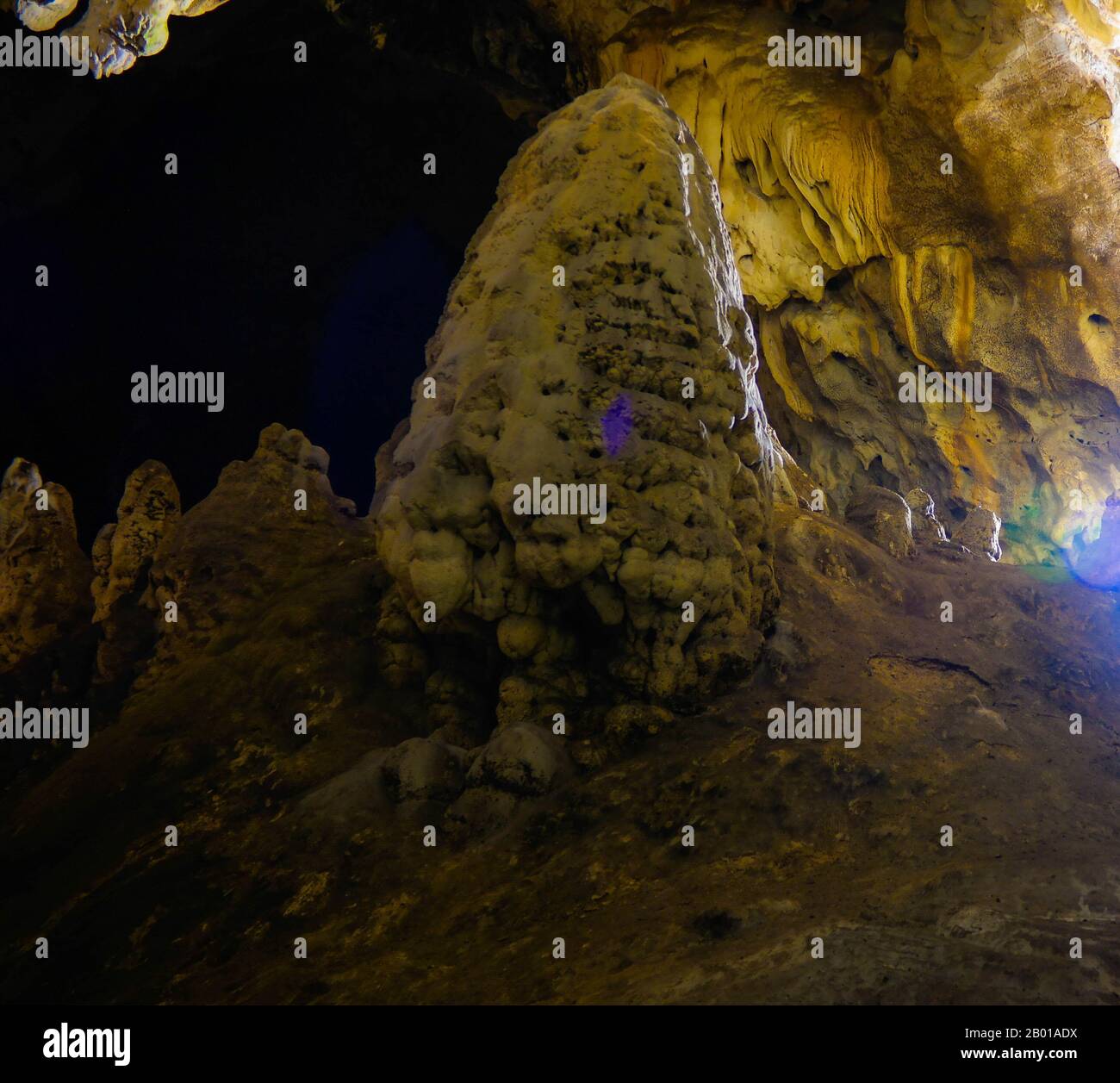 Interior view to Vrelo cave at Matka Canyon, North Macedonia Stock ...