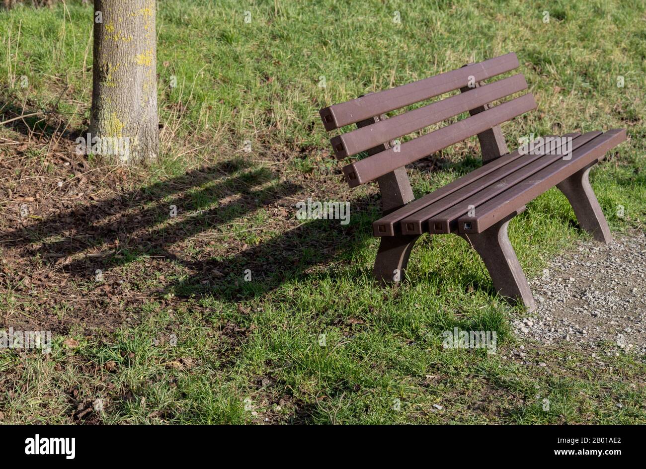 Shadow of bench hi-res stock photography and images - Alamy