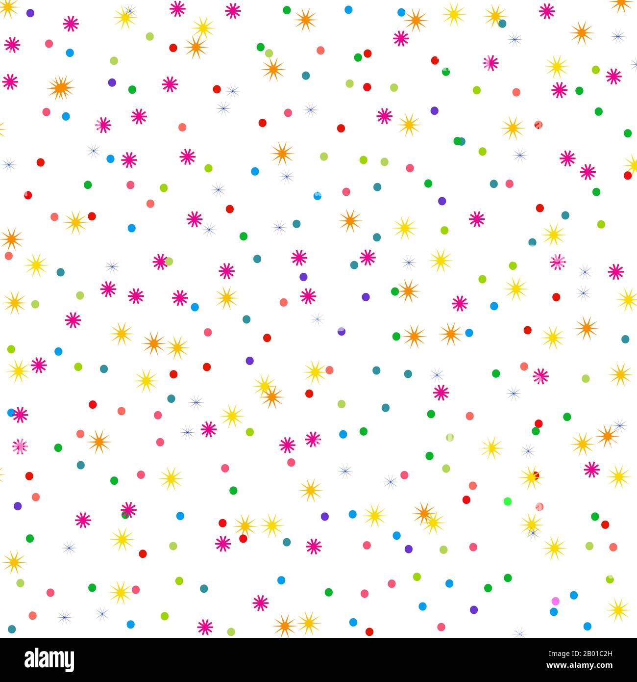 Colorful confetti on white background Stock Vector Image & Art - Alamy