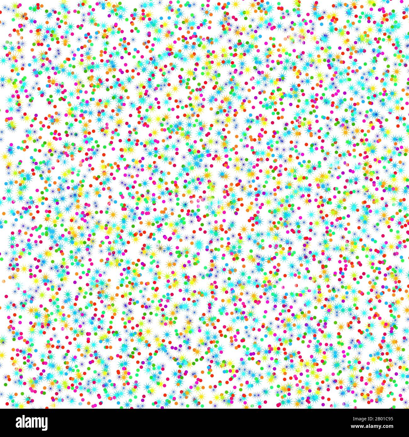 Colorful confetti on white background Stock Vector Image & Art - Alamy