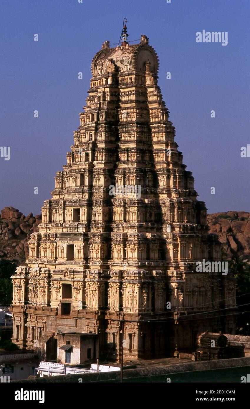 Lord Virupaksha Shiva Temple Hampi High Resolution Stock Photography ...