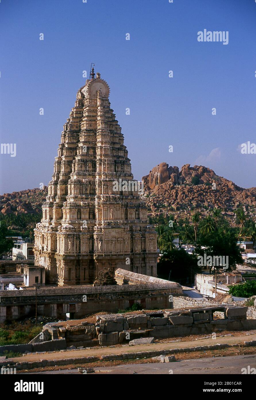 Lord Virupaksha Shiva Temple Hampi High Resolution Stock Photography ...