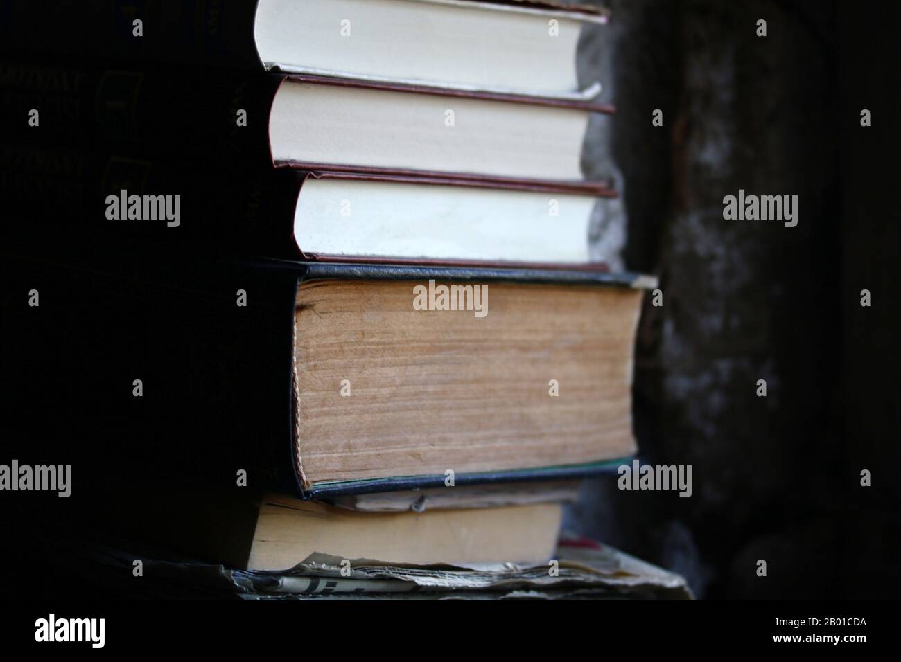 old and new books inside the room Stock Photo - Alamy