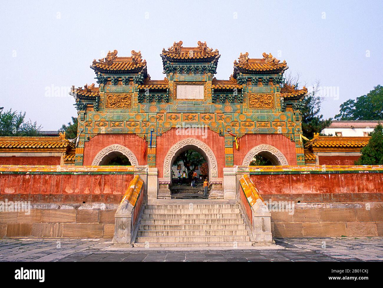 China: Elaborate gateway, Putuo Zongcheng Temple (Pǔtuó Zōngchéng Zhī ...