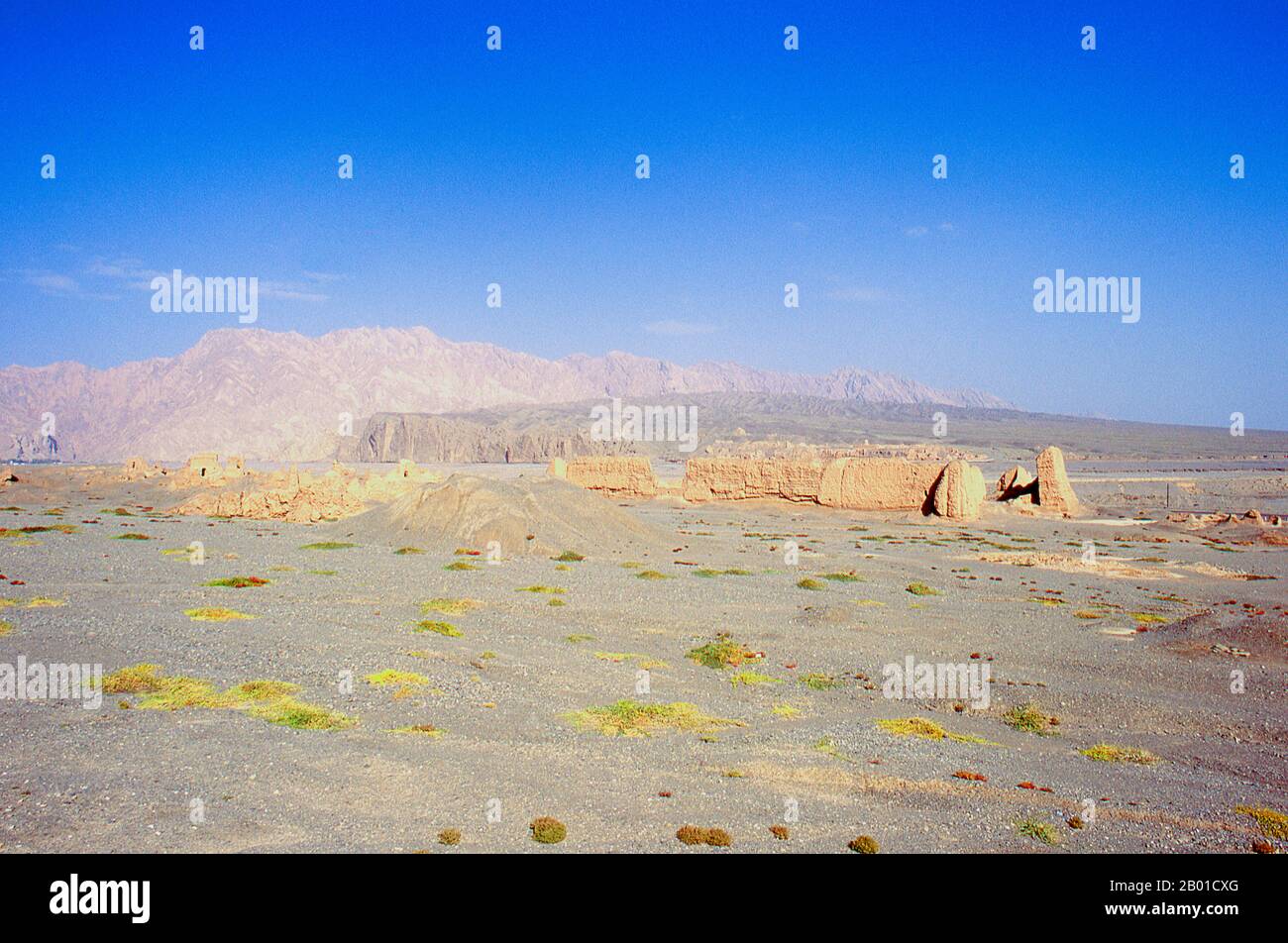 China: Subashi Ancient City (Subashi Gucheng), Kuqa, Xinjiang Province ...