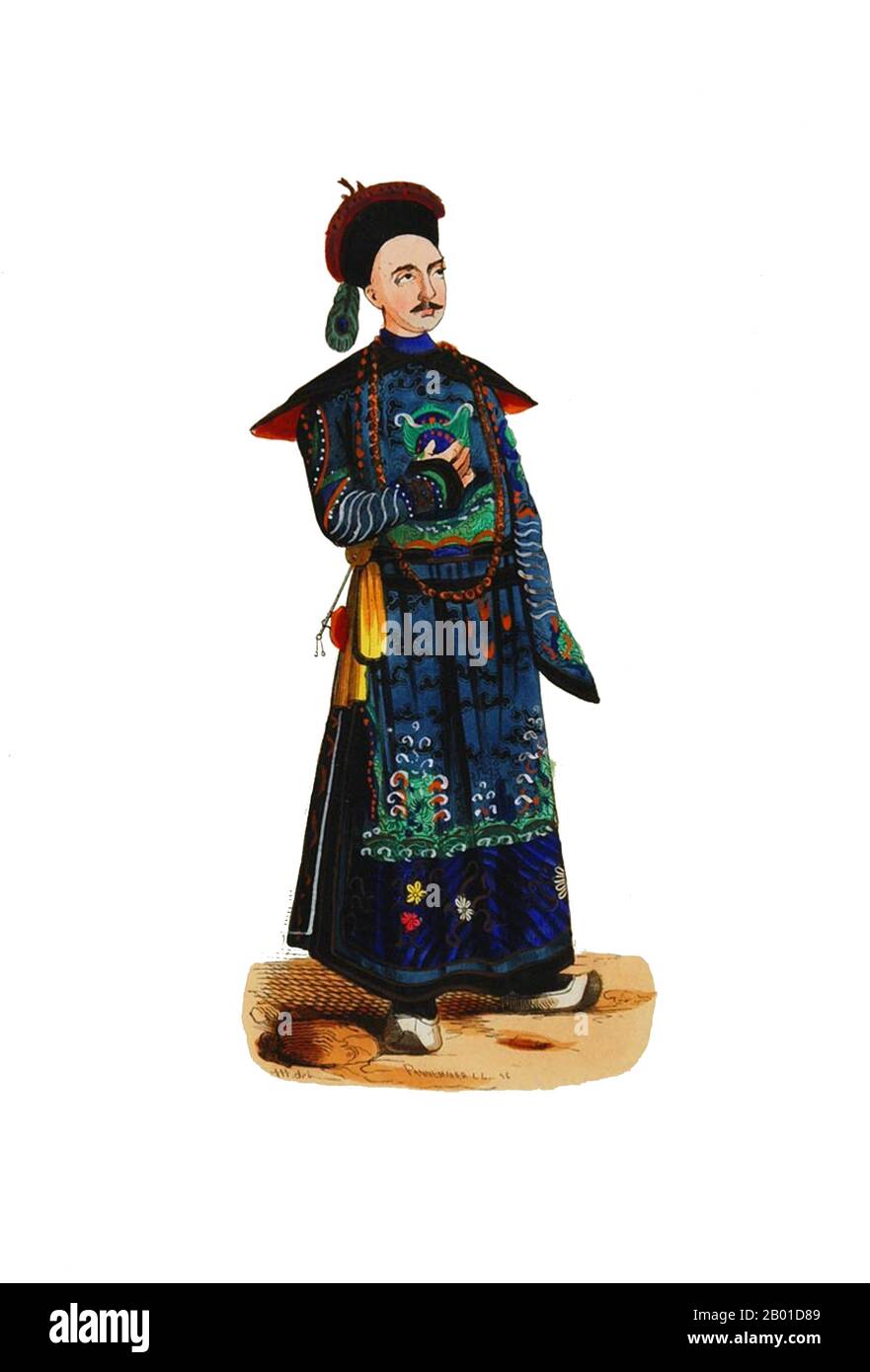 Chinese fashion 1820 hi-res stock photography and images - Alamy