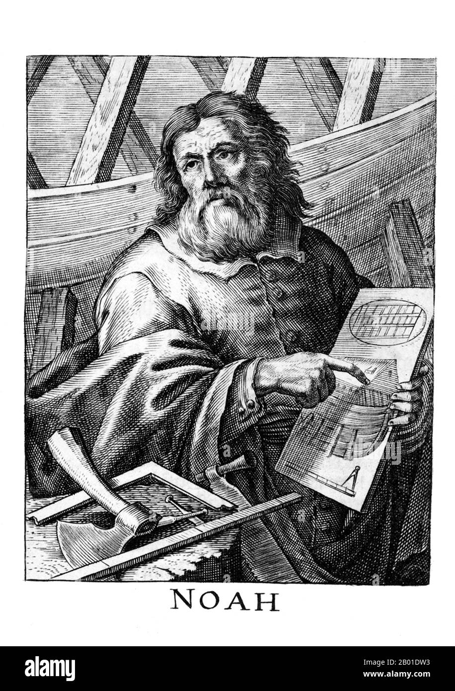 Noah flood painting Cut Out Stock Images & Pictures - Alamy