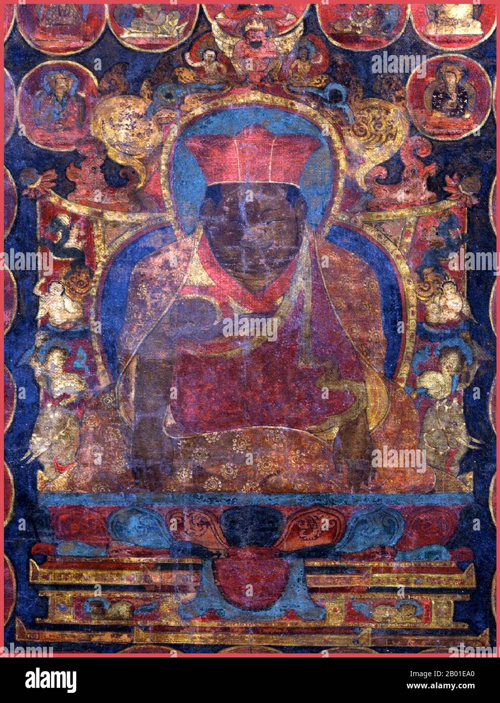 China/Tibet: Phagmo Drupa Dorje Gyalpo (1110-1170), Lama of the Pagdru ...