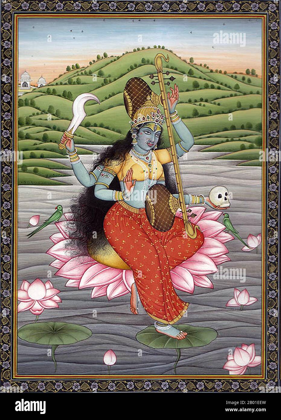 India: Matangi, one of the ten Hindu Mahavidyas or Tantric goddesses ...