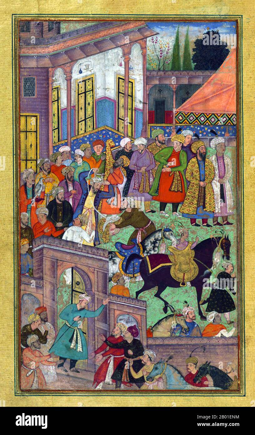 The great mughal emperor of india babur hi-res stock photography and ...