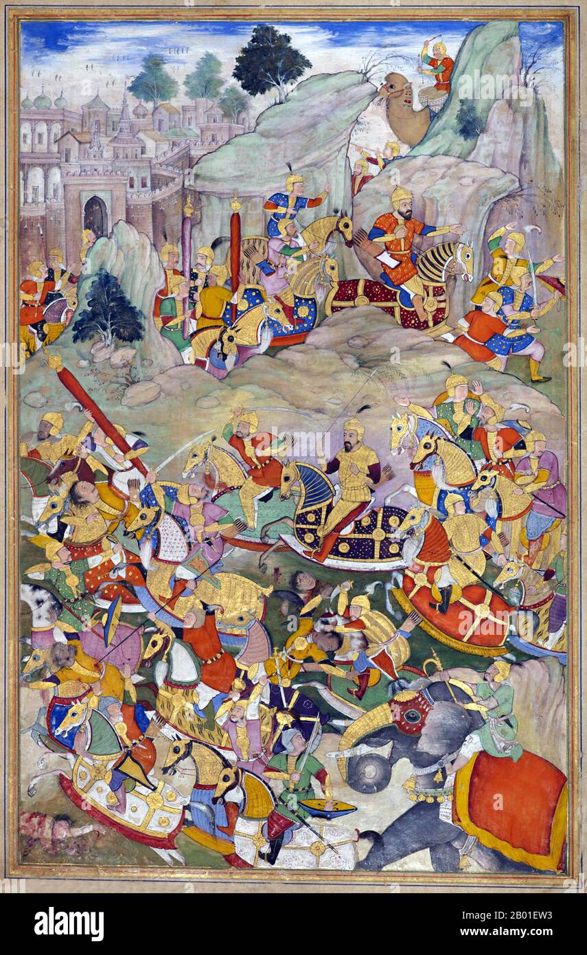 The great mughal emperor of india babur hi-res stock photography and ...