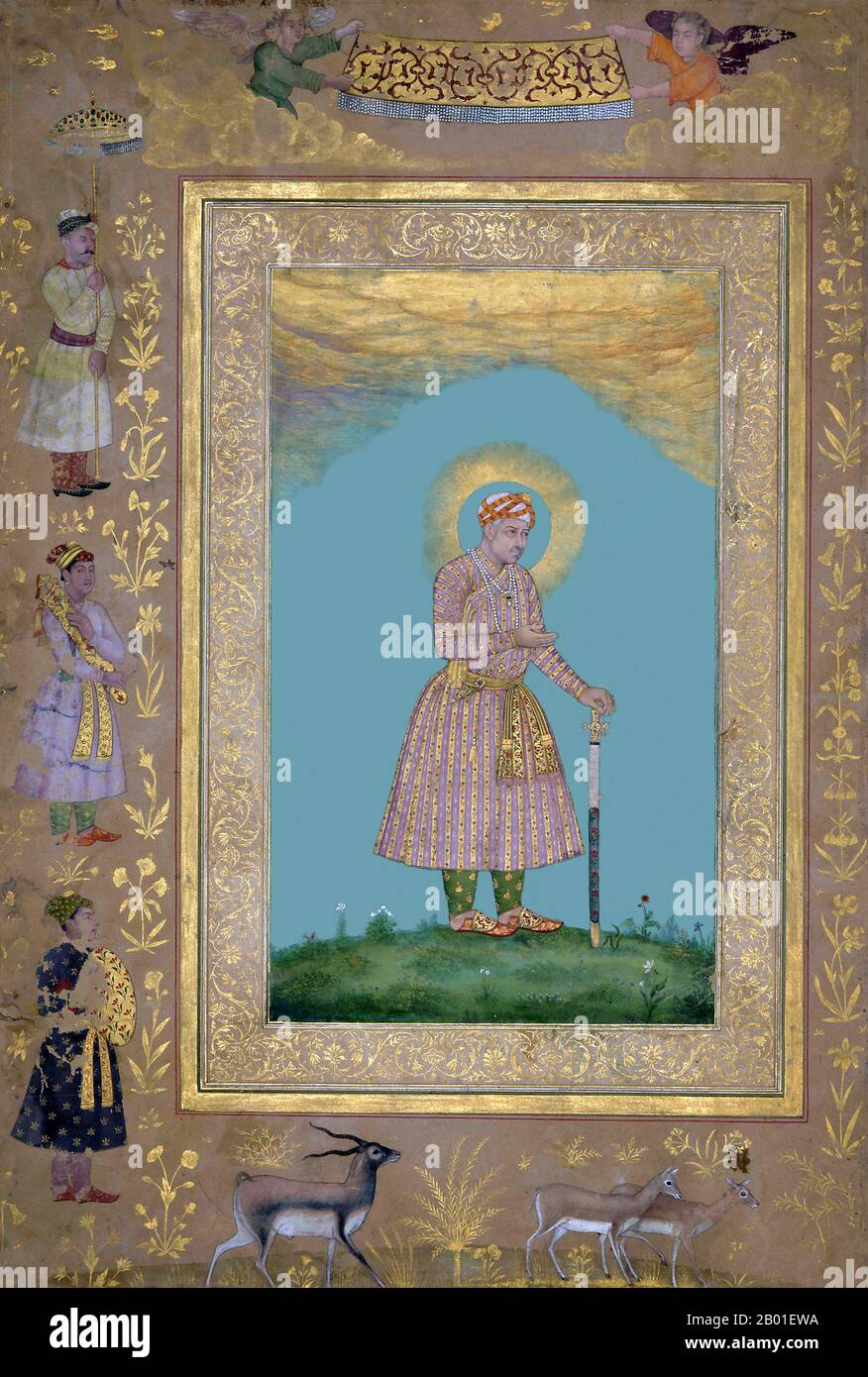 The great mughal emperor of india babur hi-res stock photography and ...