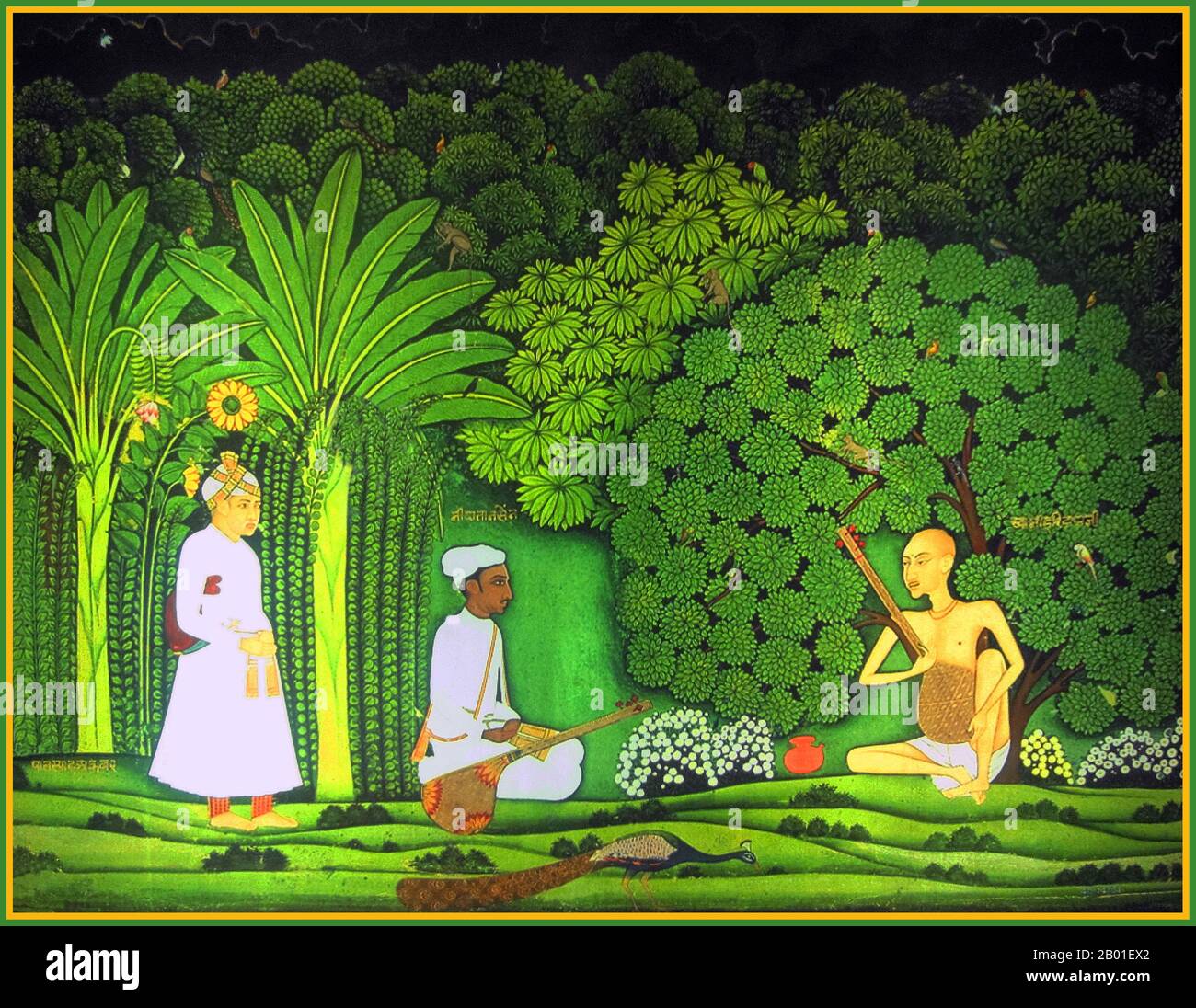Tansen painting hi-res stock photography and images - Alamy