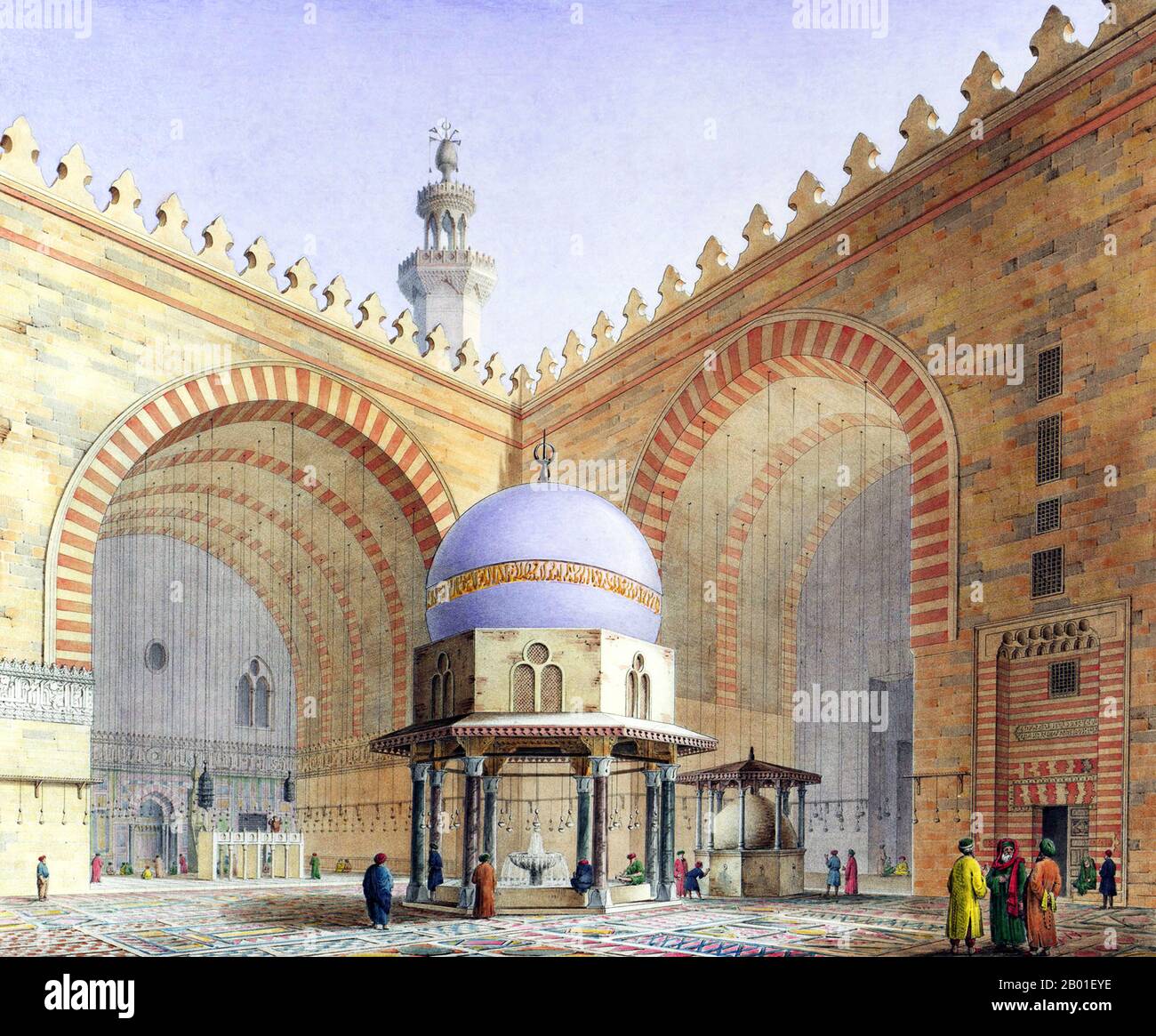 Egypt: Interior of the Mosque-Madrassa of Sultan Hassan, Cairo ...
