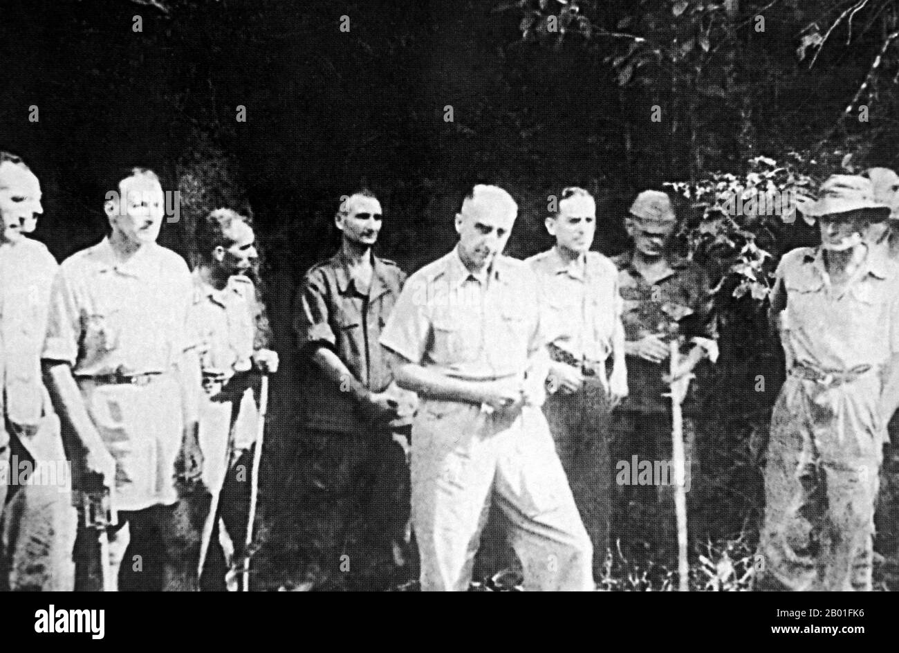 Vietnam: French General De Castries and the French general staff after ...