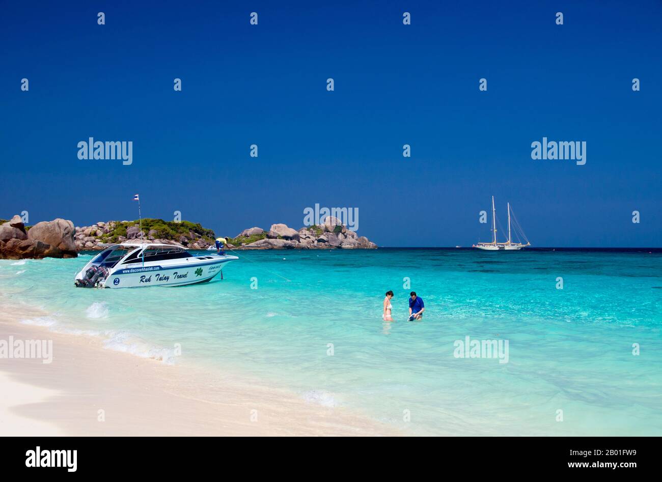 Thailand: Ko Miang (Island 4), Similan Islands. The Similan Islands lie ...