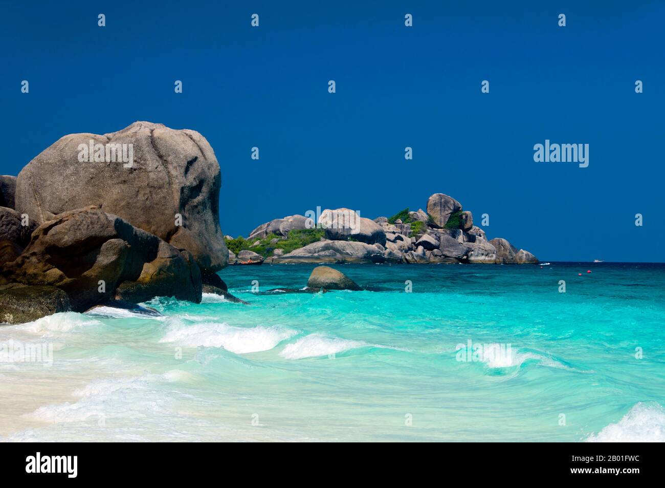 Thailand: Ko Miang (Island 4), Similan Islands. The Similan Islands lie ...