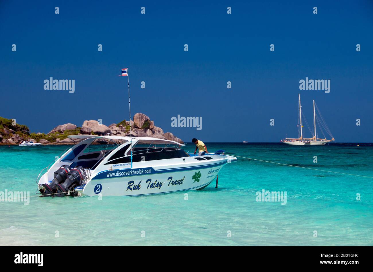 Thailand: Ko Miang (Island 4), Similan Islands. The Similan Islands lie ...