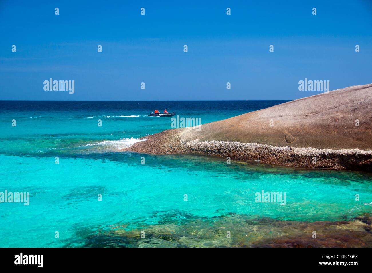 Thailand: Ko Miang (Island 4), Similan Islands. The Similan Islands lie ...