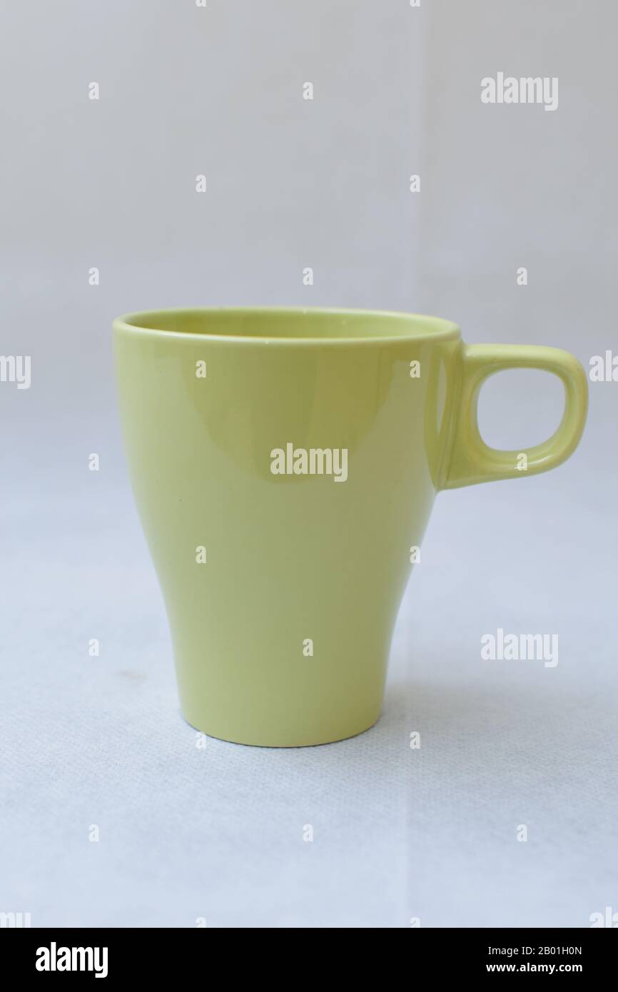 Mockup set of colorful Tea or coffee ceramic mug. template for branding ...