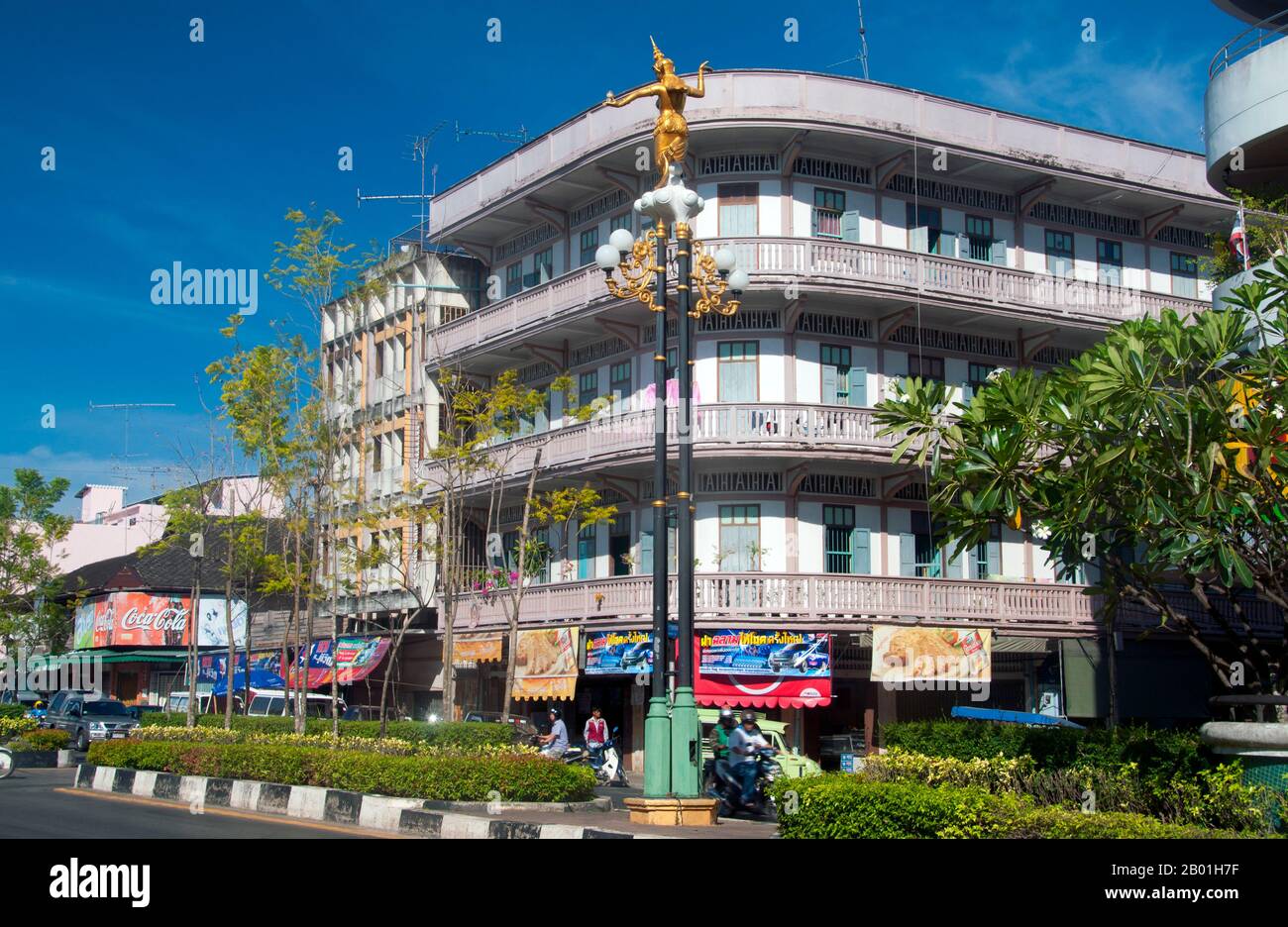 Thailand: Rama VI Road, Trang, Trang Province. Trang has been a trading ...