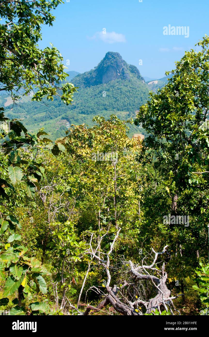Thailand: The view from Wat Phra Phuttha Bat Phu Kwai Ngoen, Loei ...