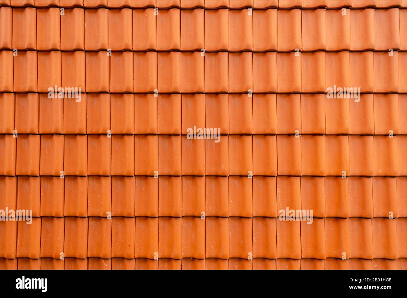 roof texture built from red roof tiles Stock Photo - Alamy