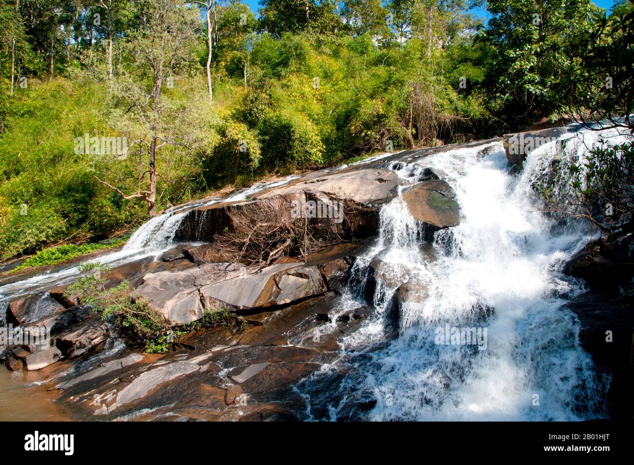 Thailand: Song Khon Waterfall near Phu Ruea, Loei Province. Loei ...
